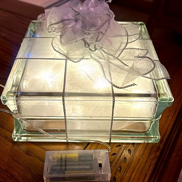 Party Supplies | Glass Lighted Wedding Box Decor | Poshmark